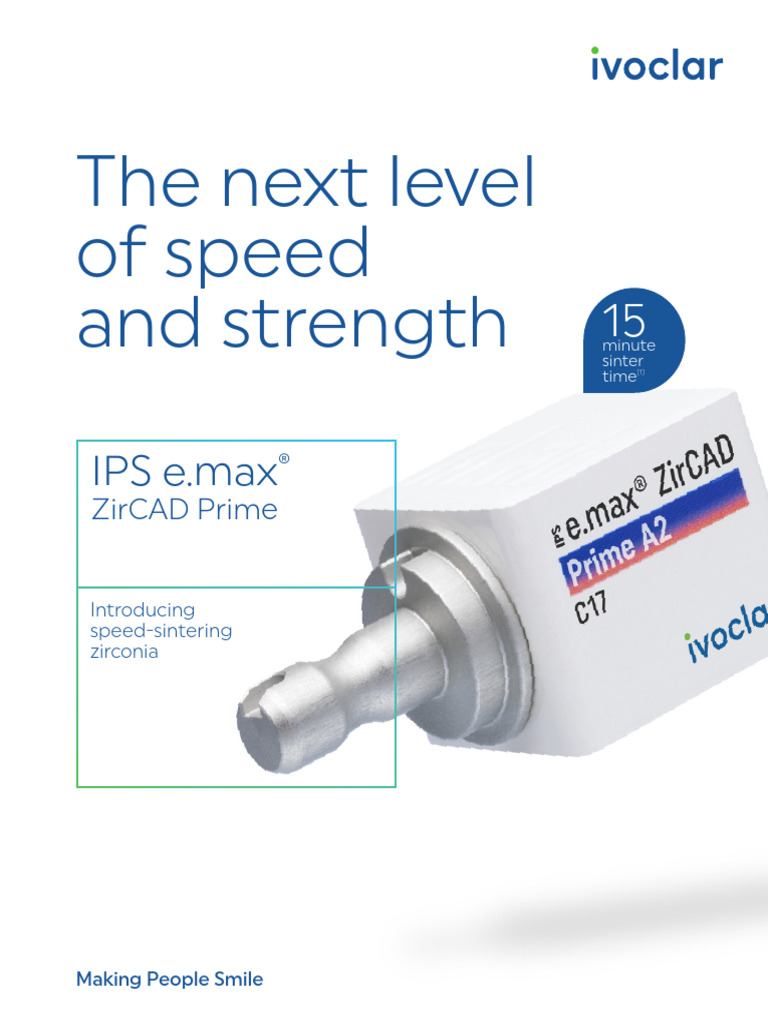 IPS e.max ZirCAD Prime Block Brochure USA | PDF | Secondary Sector Of ...