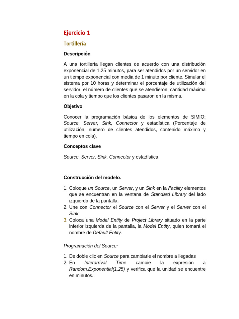 Ejercicios para Clase Simio | PDF | Informática