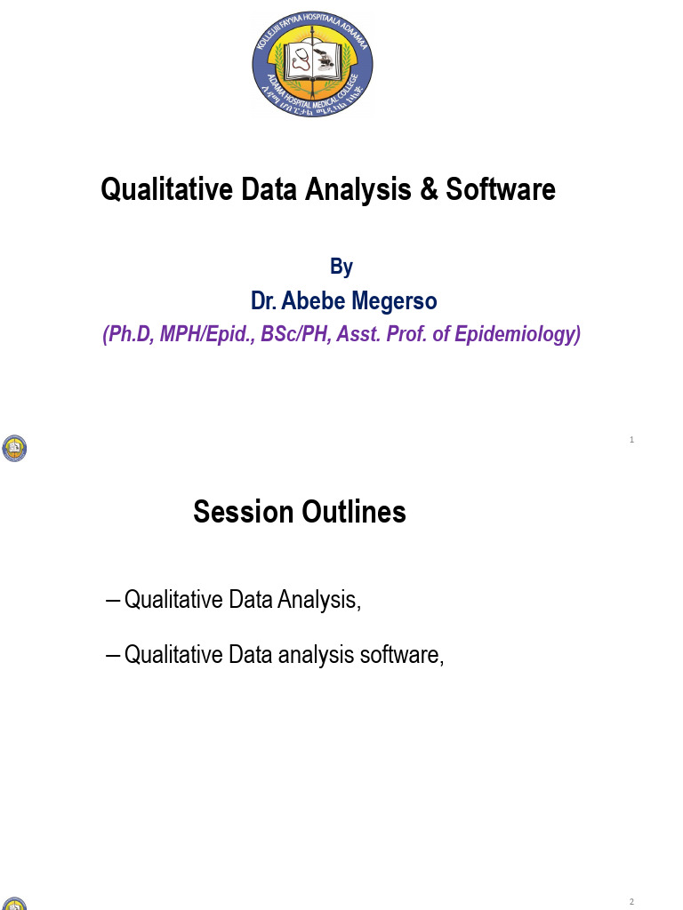 Data Analysis in Qualitative Study and Software | PDF | Qualitative Research | Data