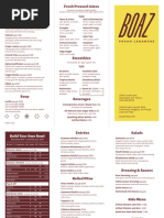 CAVA Menu and Nutrition Information | PDF | Pickling | Coleslaw