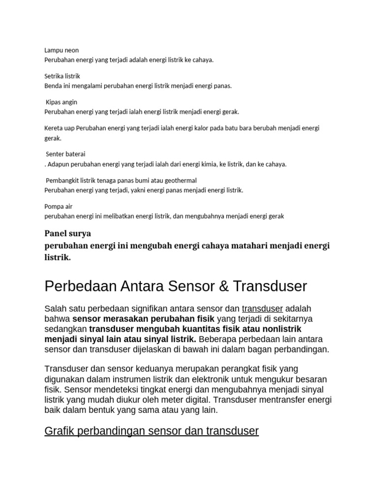 Bahan Ajar Sensor | PDF | Sains & Matematika
