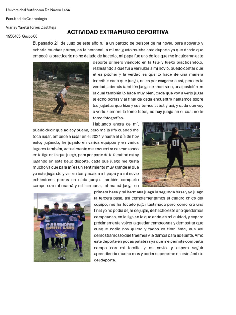 Actividad Extramuros | PDF