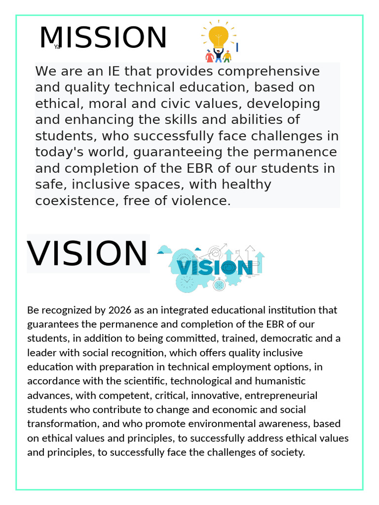 Mission: Vision | PDF | Wellness