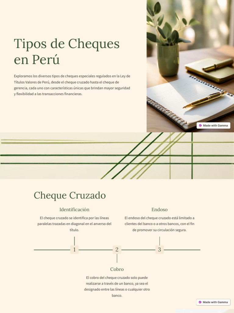 Tipos de Cheques en Peru | PDF | Cheque | Bancos