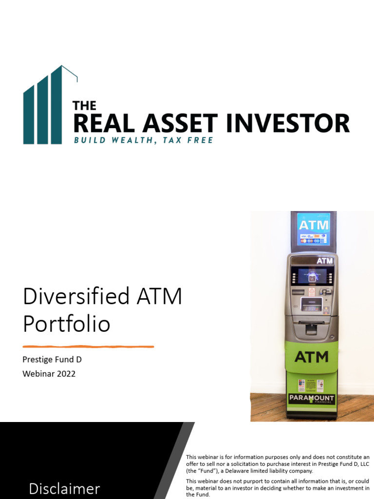 Prestige Fund D: ATM Investment Webinar | PDF | Investing | Mergers And ...