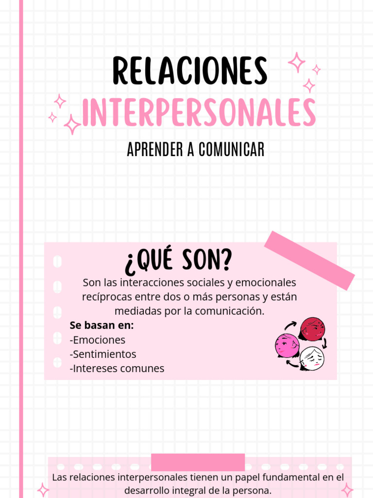 Relaciones Interpersonales. Equipo 3 | PDF | Amor | Relaciones ...
