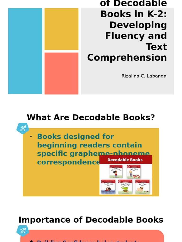 Importance of Decodable Books K-2 | PDF