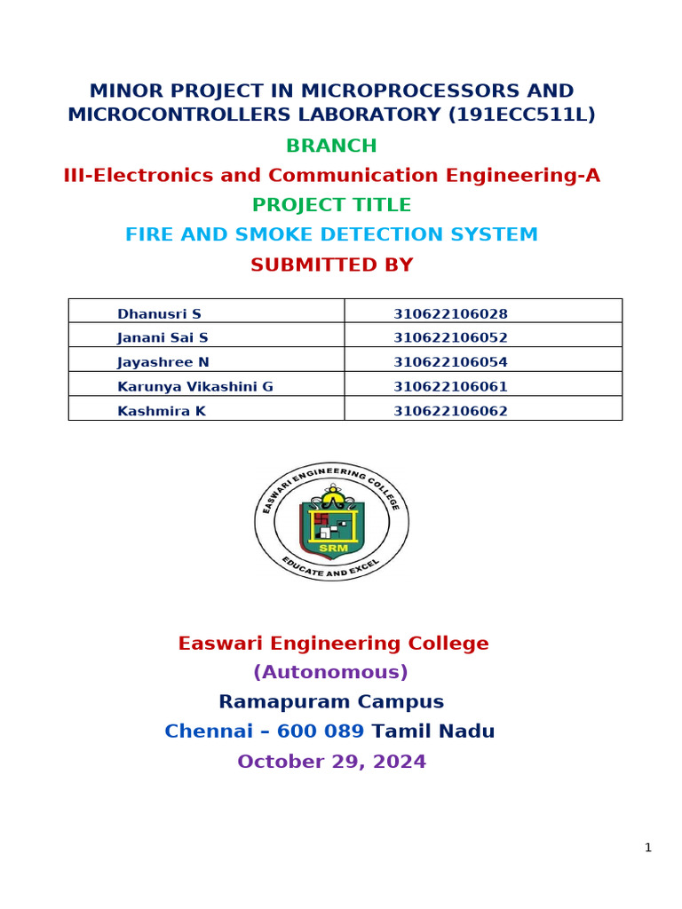 Mpmc Final 2 | PDF | Arduino | Sensor