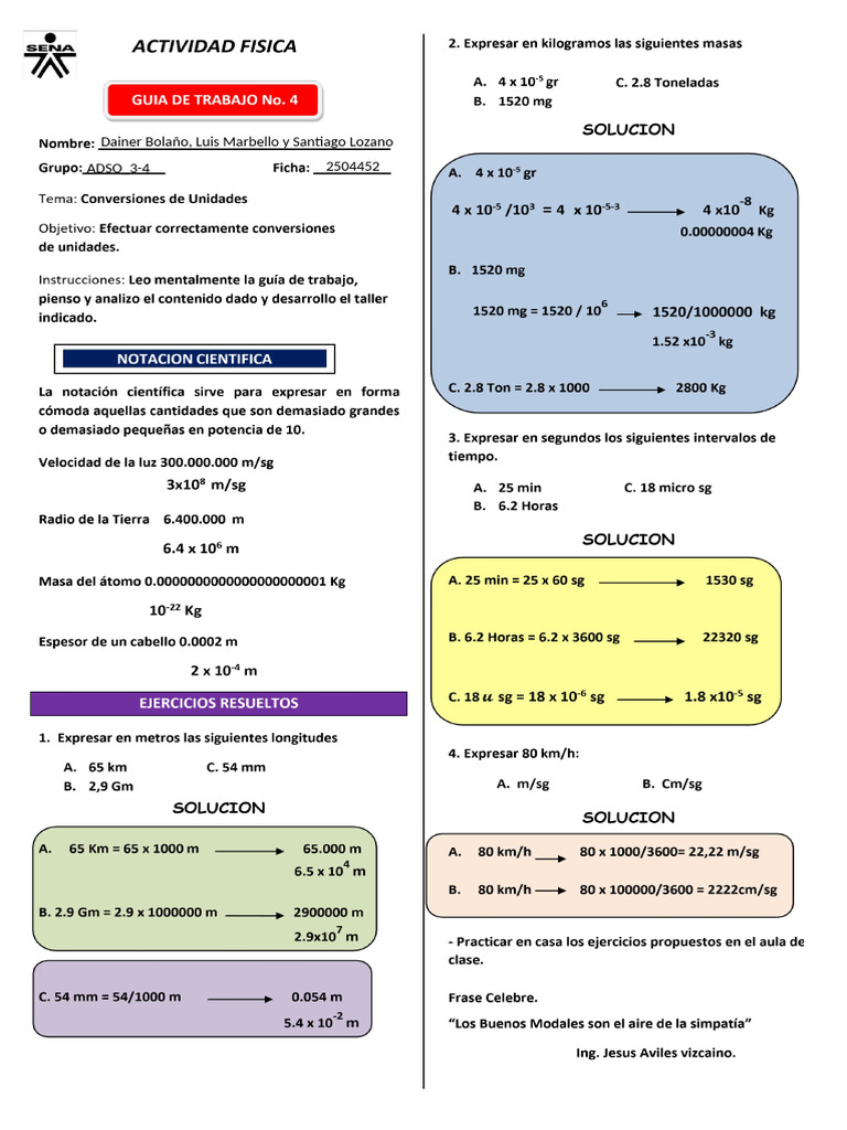 DESARROLLO Guia de Trabajo Fisica No. 4-Dainer Bolaño - Luis Marbello y ...