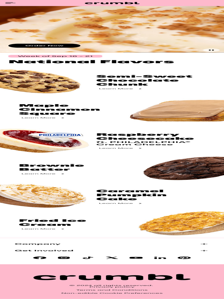 Crumbl Cookies - Freshly Baked & Delivered Cookies | PDF | Cooking ...