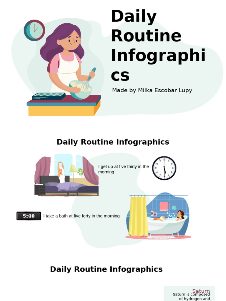 Daily Routine Infographics by Slidesgo | PDF | Planets | Planets In Astrology