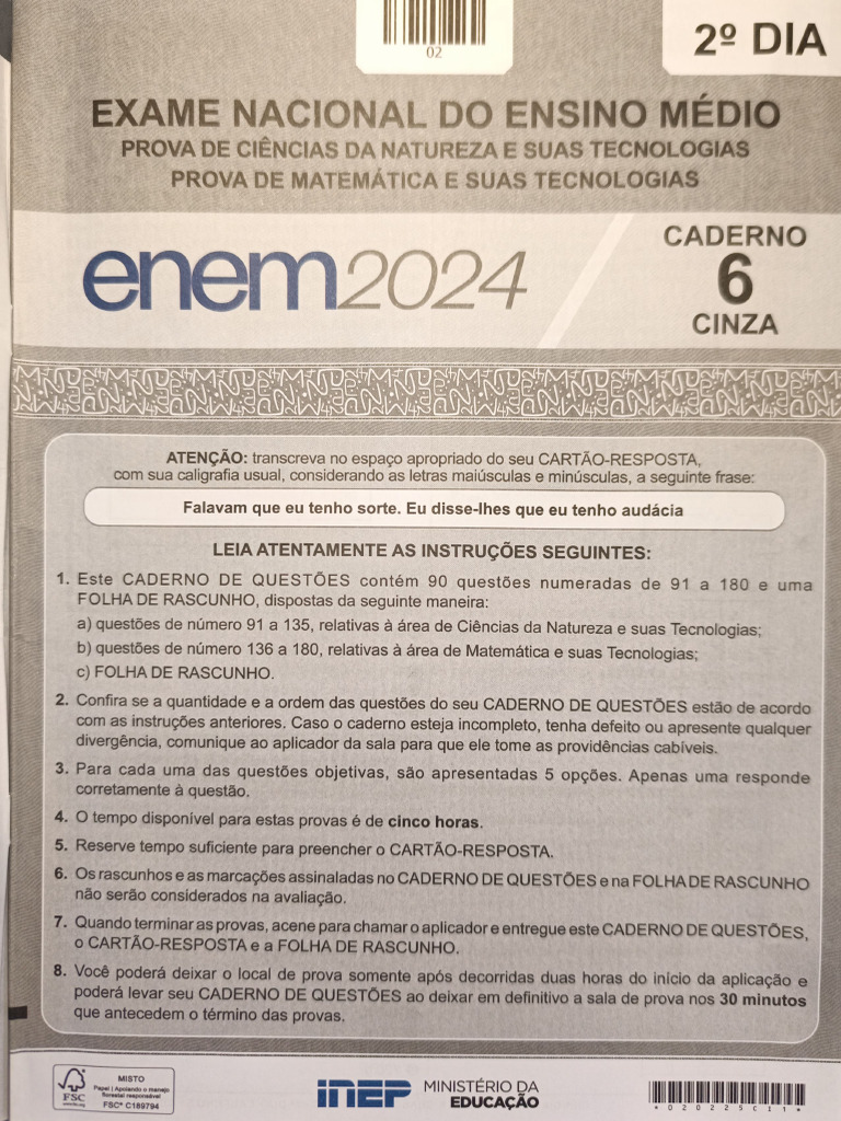 Enem Dia2 Cinza | PDF