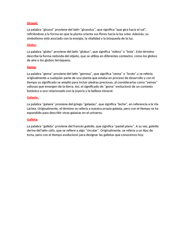 Orígen de Las Palabras Expo RV | PDF | Ciencias sociales
