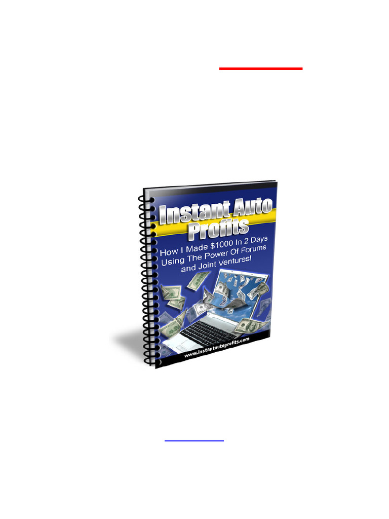 Instant Auto Profits | PDF