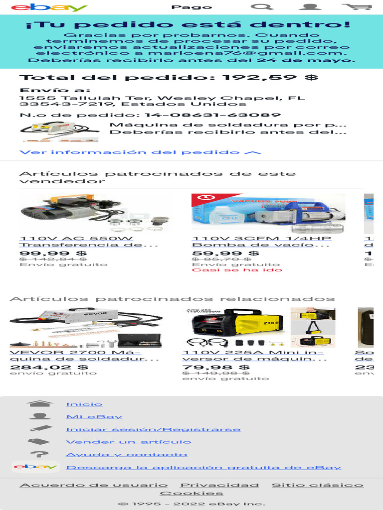 Realizar Pedido EBay | PDF