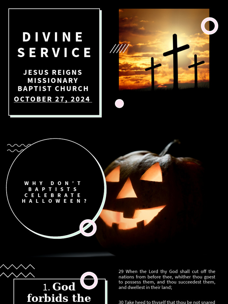DIVINE SERVICE 27 October 2024 | PDF | Christian Belief And Doctrine ...
