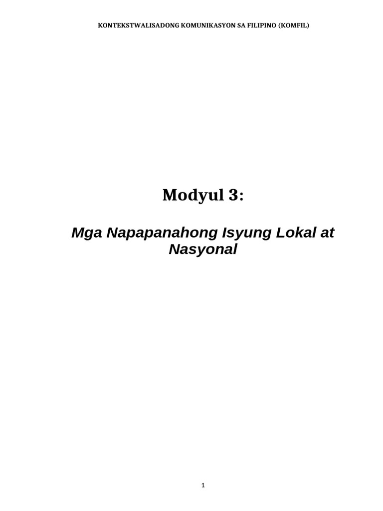 Komfil 3-4 | PDF