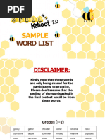 400 Spelling Bee Word List Every Level Easy Difficult and Impossible | PDF