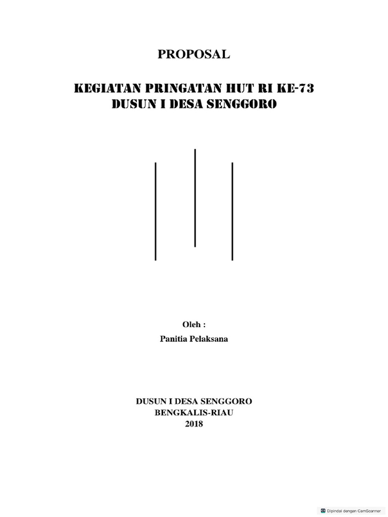 Contoh Proposal 17 Agustus | PDF