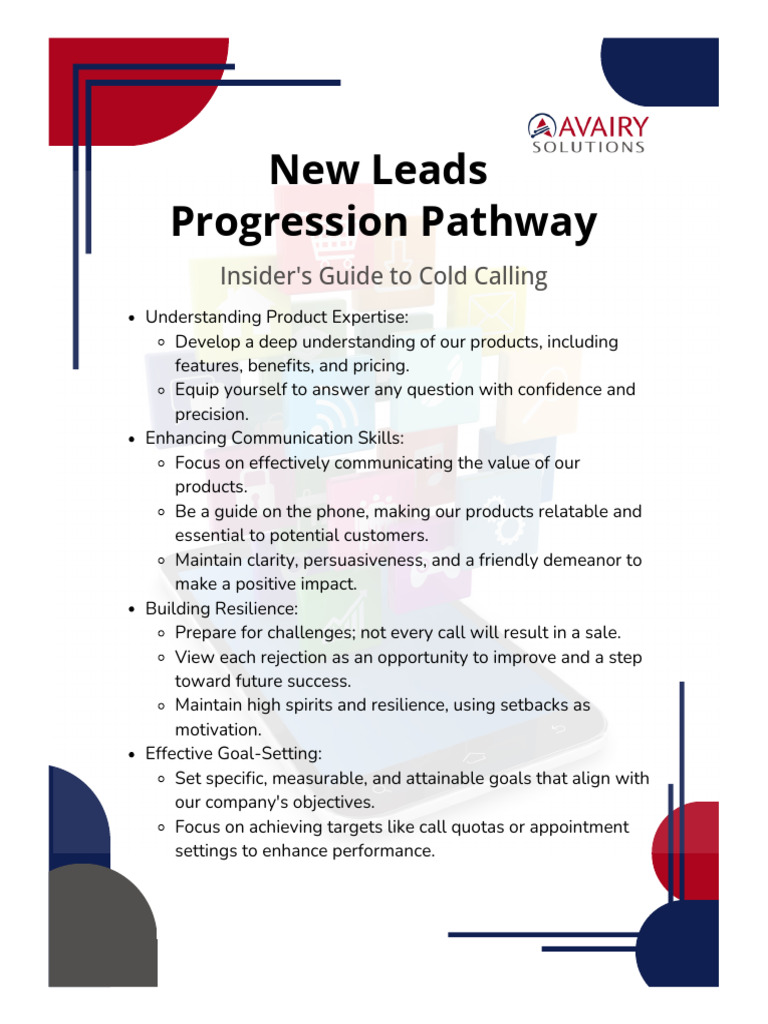 New Leads Progression Pathway | PDF | Goal Setting