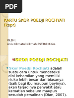 Kartu Skor Poedji Rochjati untuk Ibu Hamil | PDF