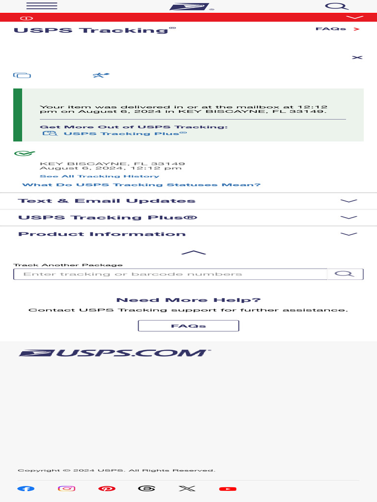 USPS Tracking® Results | PDF | Freight Transport | Public Services