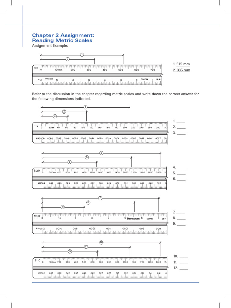 Chapter 2 Assignment - Metric1 | PDF