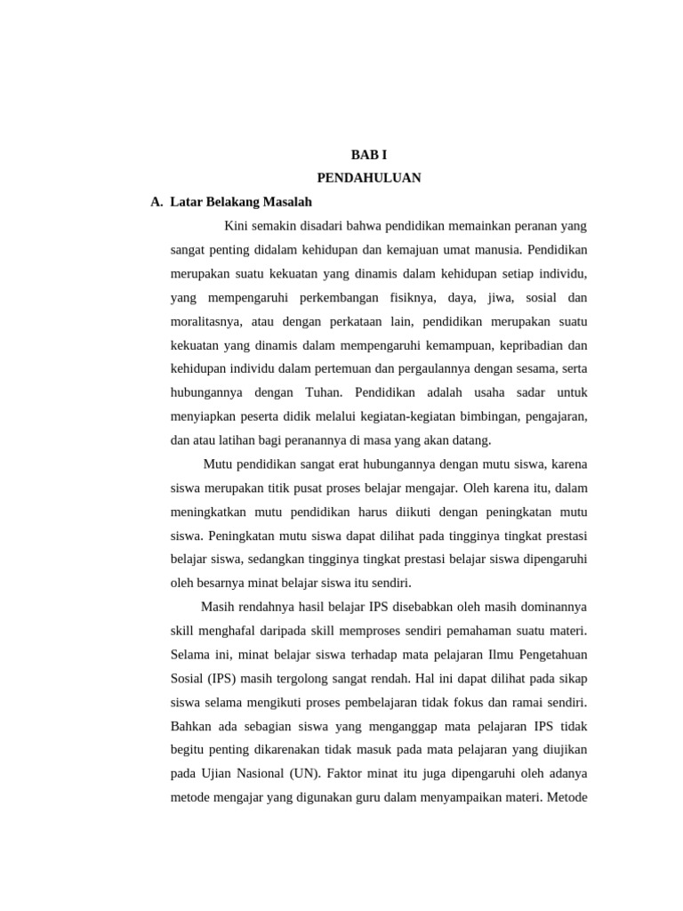 Meningkatkan Hasil Belajar IPS dengan Problem Solving | PDF | Karier ...