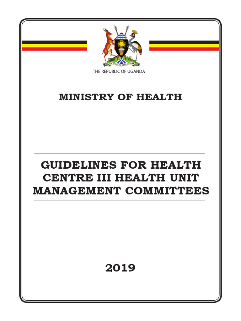 HUMC For HC III | PDF | Governance | Committee