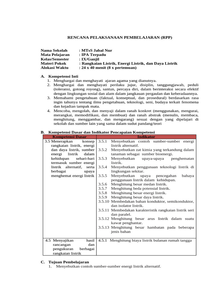Bab 5 RPP 2022-2023 | PDF | Teknologi & Rekayasa