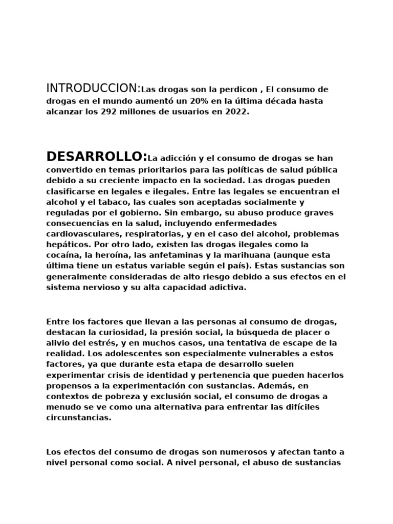 Completo | PDF | Drogas | La dependencia de sustancias