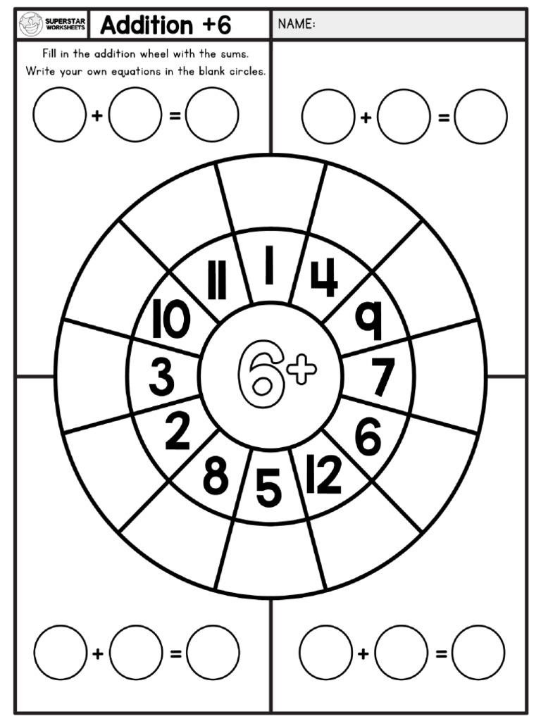 Addition Wheel 6 | PDF