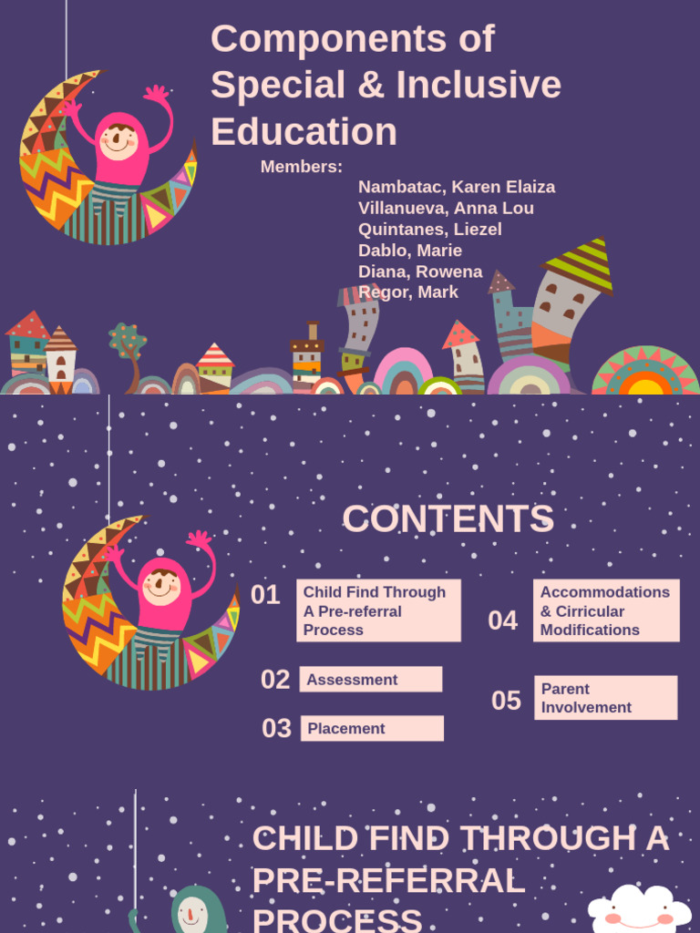 Components of Special Inclusive Education | PDF | Educational ...