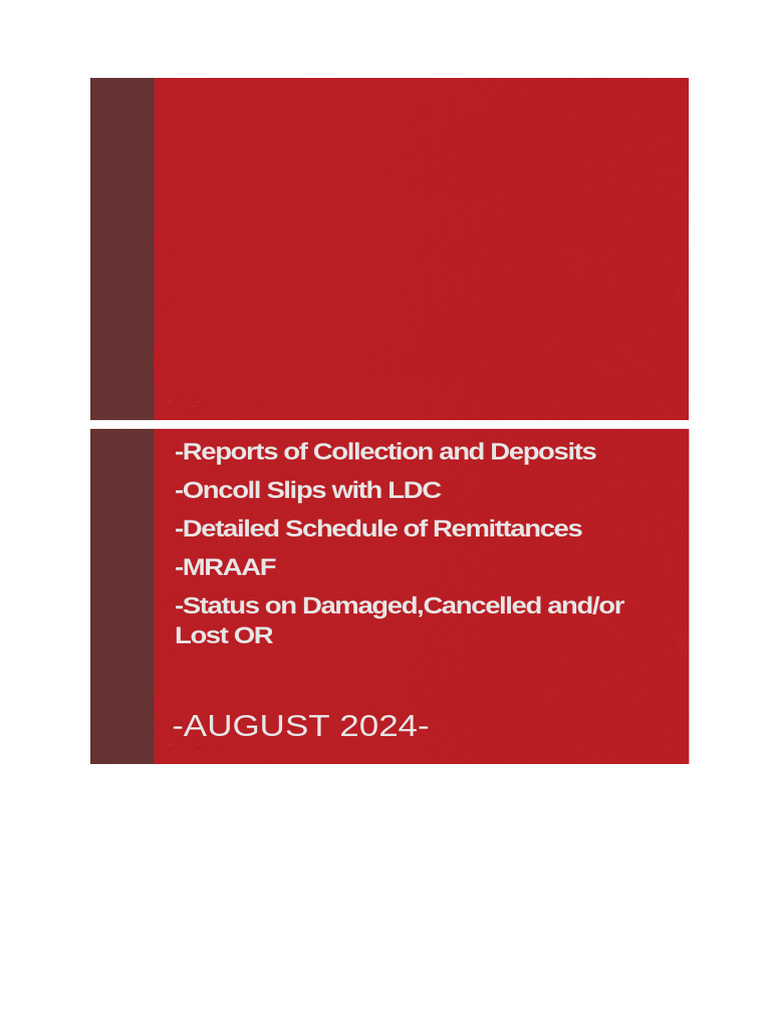 August 2024 Financial Reports | PDF | Business | Law