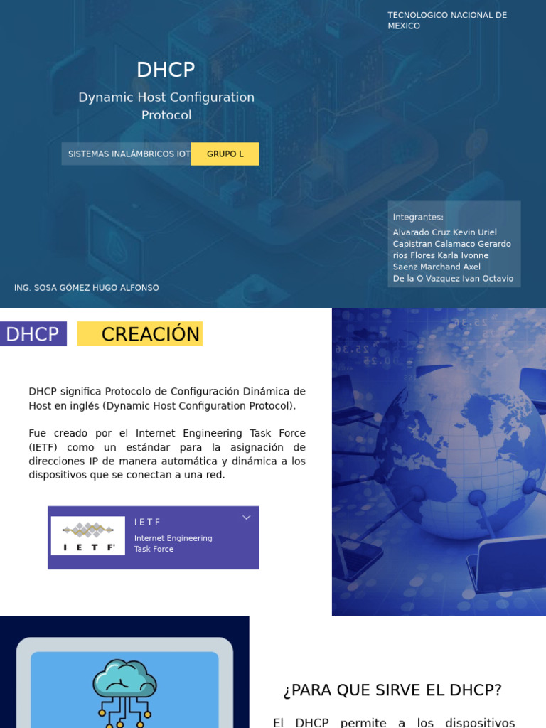 DHCP | PDF | Dirección IP | Red de computadoras