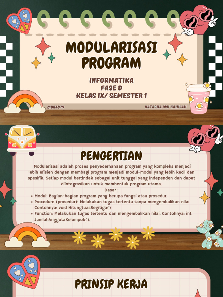 Modularisasi Program | PDF | Komputer | Seni