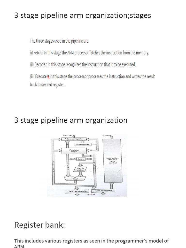 ARM Pipeline Architecture Guide | PDF | Teaching Methods & Materials