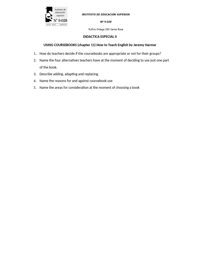 Choosing Coursebooks | PDF