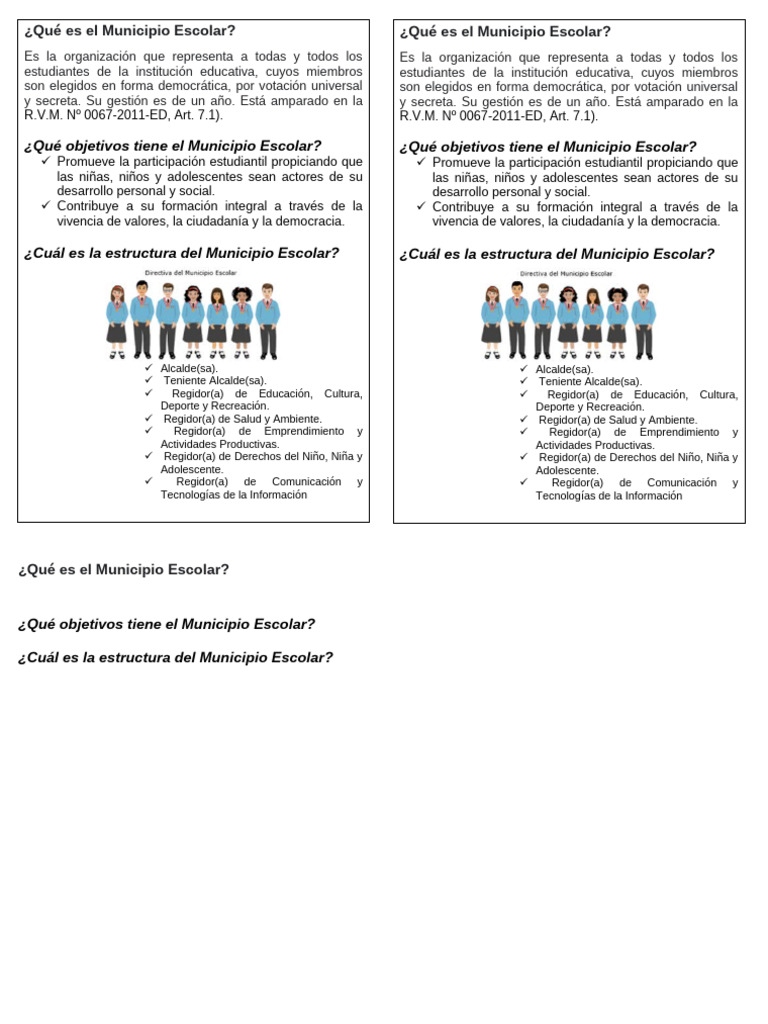 Ficha Del Municipio Escolar | PDF