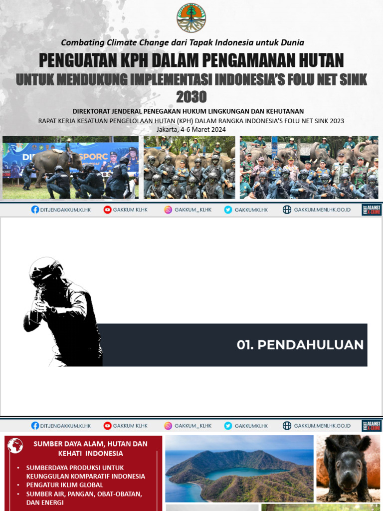 Penguatan KPH untuk FOLU Net Sink 2030 | PDF