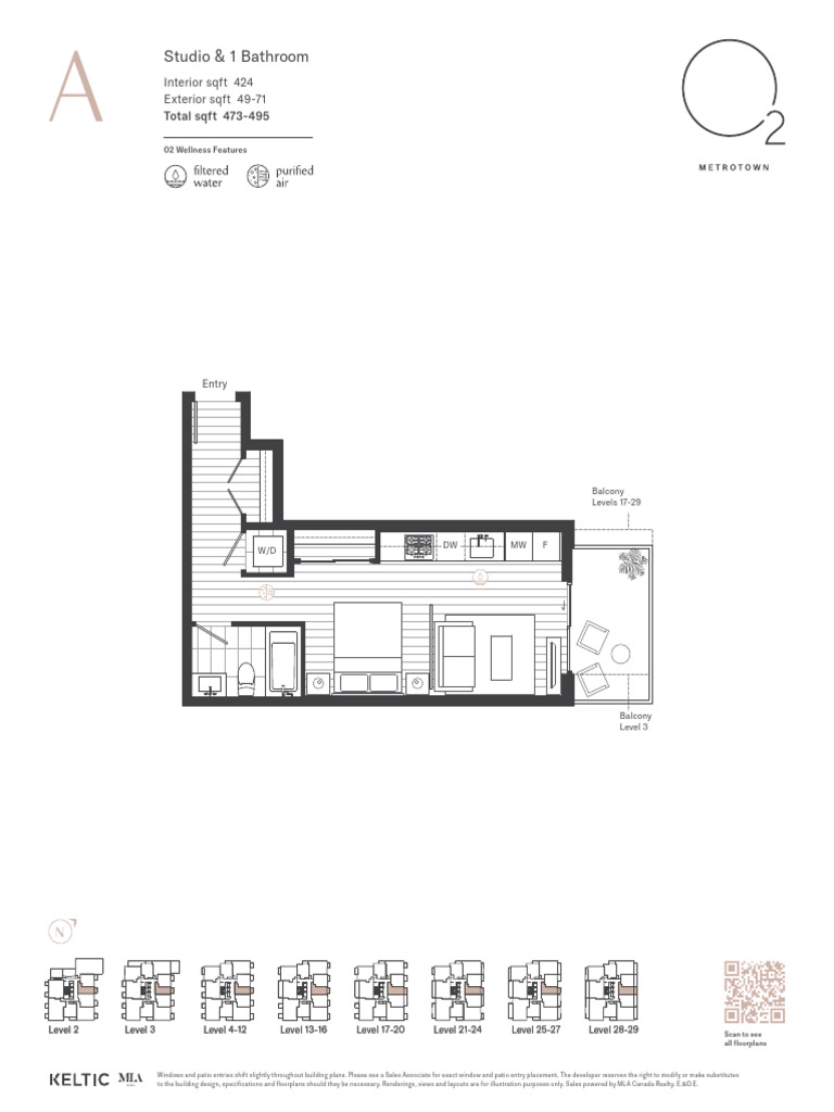 O2 Metrotown Floor Plans Overview | PDF