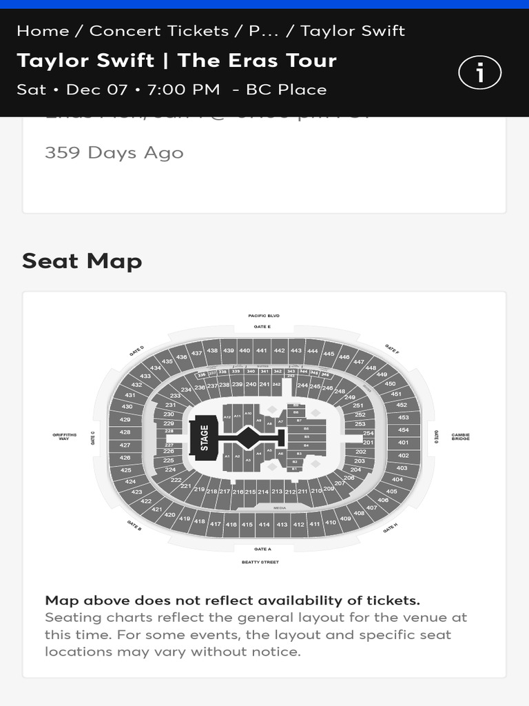 Taylor Swift Eras Tour Tickets & Info | PDF