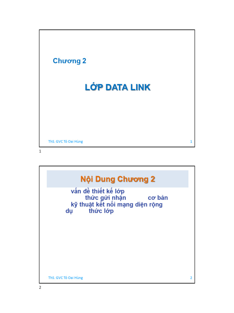 Chapter 2-DataLink Final | PDF