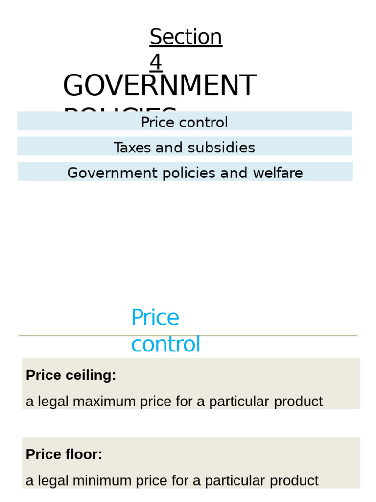 Economic Impact of Price Controls | PDF | Tax Incidence | Taxes