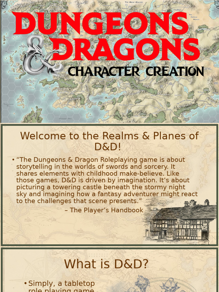 D&D Character Workshop Presentation | PDF