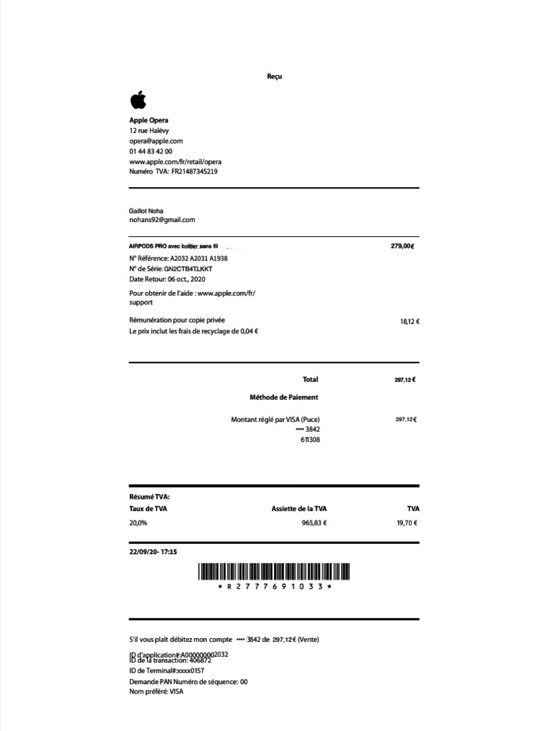 Facture-Apple Compress | PDF | Business | Computers