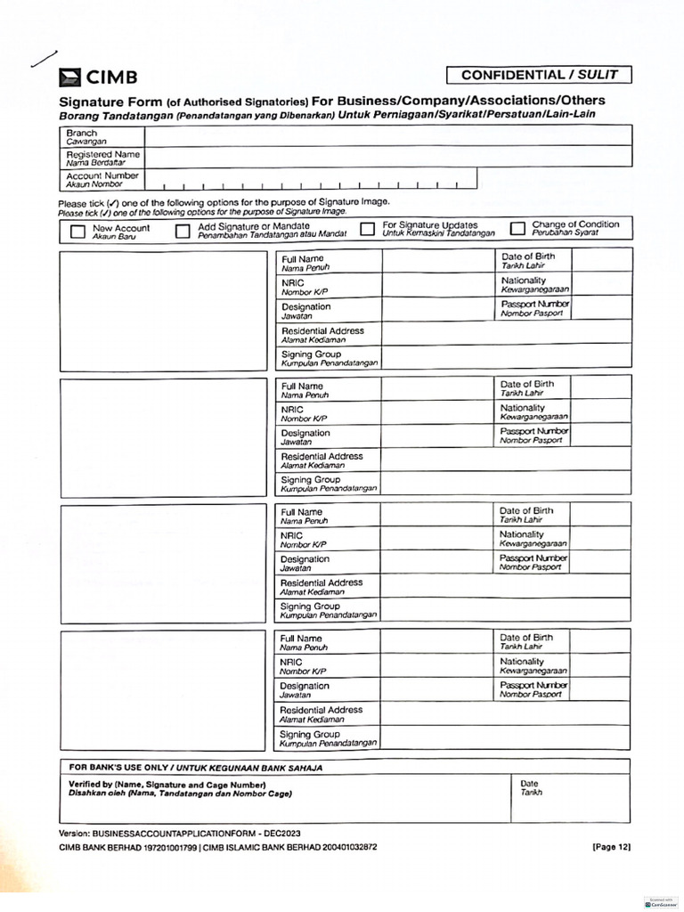Kad Bank Latest | PDF