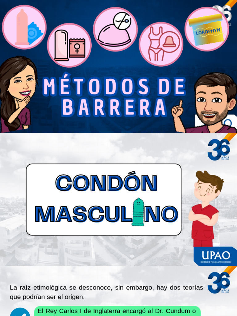 Metodos de Barrera | PDF | Condón | Control de la natalidad