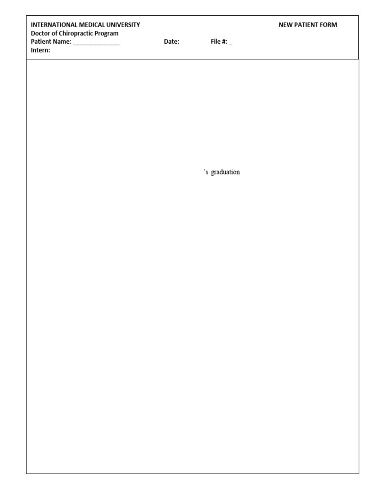 Sample 4 Case Write up_1 | PDF | Chiropractic | Neck