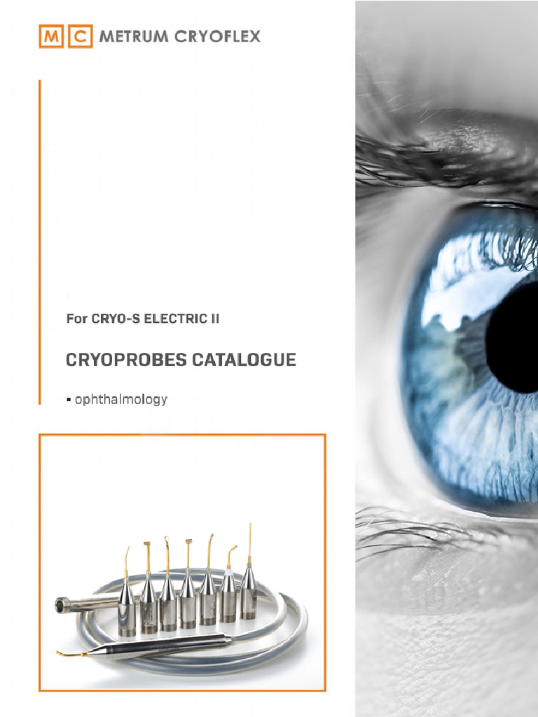 Cryo S Electric II Ophthalmological Probes | PDF | Ophthalmology ...